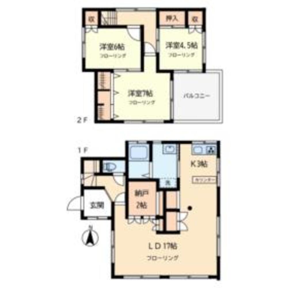 鷹番2丁目貸家II(旧板橋宅) 東京都目黒区鷹番2丁目 (23万円／3SLDK (LD17 K3 納戸2 洋室4.5 洋室6 洋室7)／91.7㎡)｜賃貸物件(賃貸マンション・アパート・一戸 ...