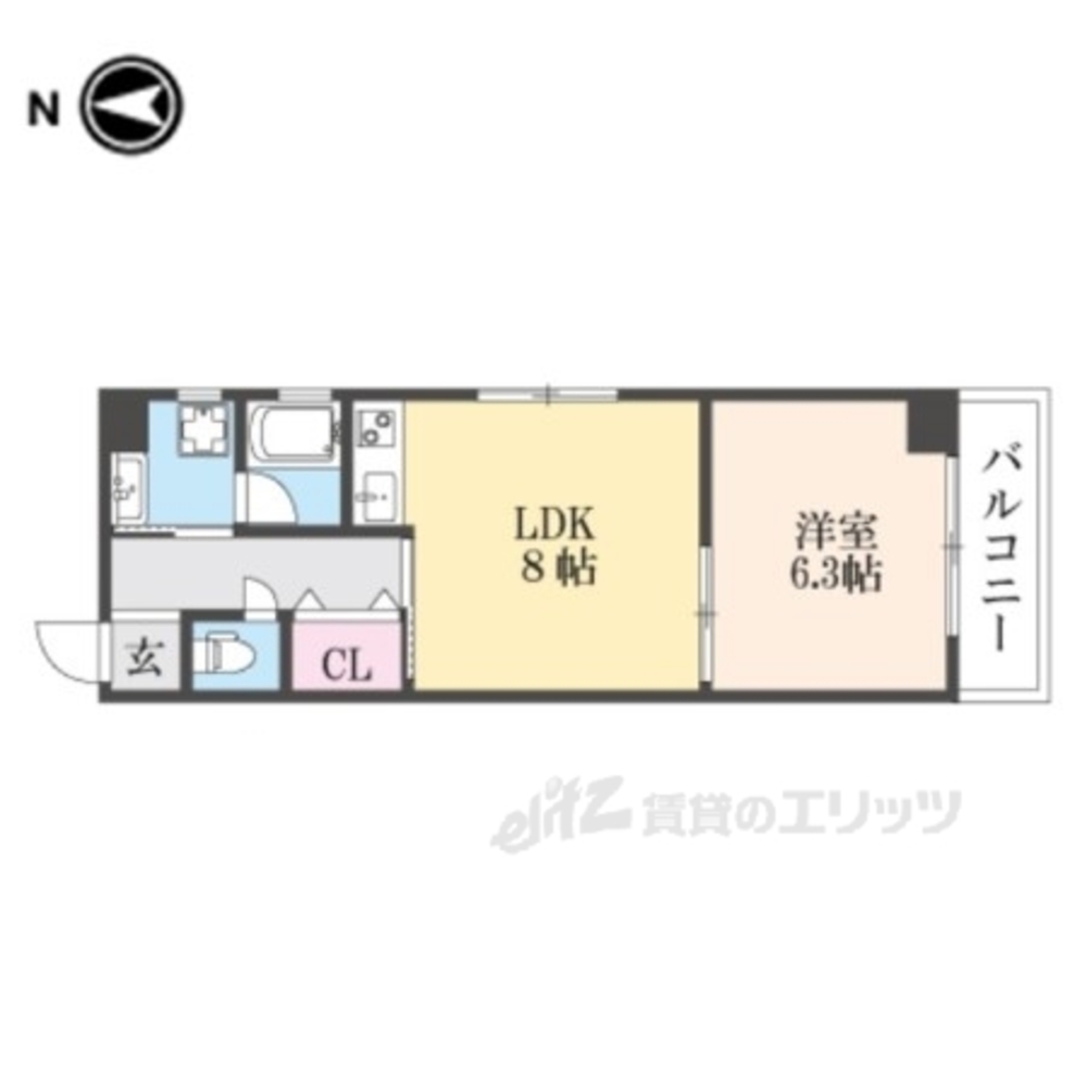 上御所エクセル三宅 京都府京都市上京区上御霊馬場町 (9万円／1LDK (洋室6.3 LDK8)／36.36㎡)｜賃貸物件(賃貸マンション・アパート・一戸建て)の住宅情報・お部屋探しなら ...