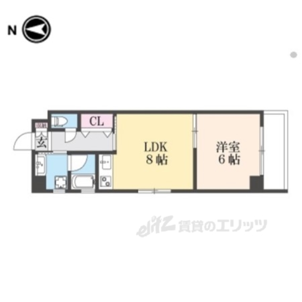 上御所エクセル三宅 京都府京都市上京区上御霊馬場町 (9万円／1LDK (洋室6.3 LDK8)／36.36㎡)｜賃貸物件(賃貸マンション・アパート・一戸建て)の住宅情報・お部屋探しなら ...