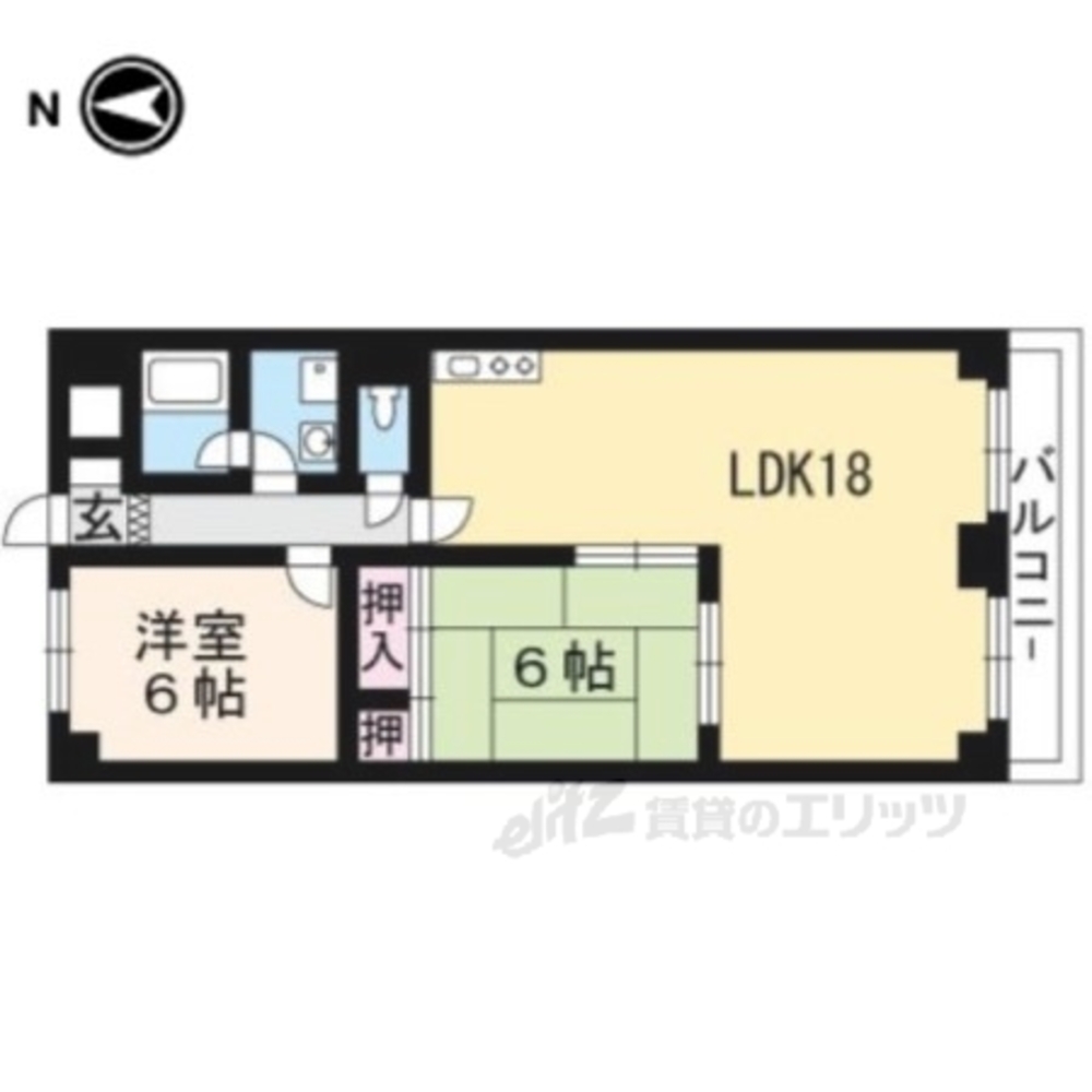 グレイスヴィラ阿部 京都府京都市右京区太秦下刑部町 (11.5万円／2LDK (和室6 洋室6 LDK18)／63.18㎡)｜賃貸物件(賃貸マンション・アパート・一戸建て)の住宅情報・お ...