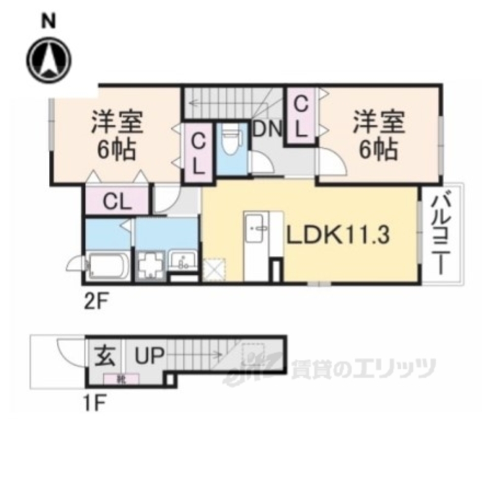ポライトリーA 奈良県大和高田市曽大根1丁目 (5.4万円／2LDK (洋室6 洋室6 LDK11.3)／58.48㎡)｜賃貸物件(賃貸マンション・アパート・一戸建て)の住宅情報・お部屋探し ...