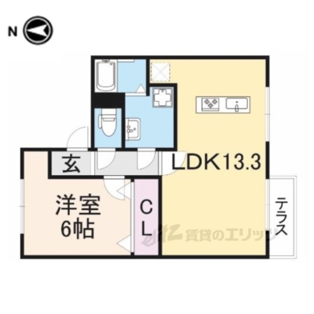 清水コーポ 奈良県生駒郡斑鳩町興留6丁目 (5.3万円／1LDK (洋室6 LDK13.3)／48.29㎡)｜賃貸物件(賃貸マンション・アパート・一戸建て)の住宅情報・お部屋探しならYahoo!不動産