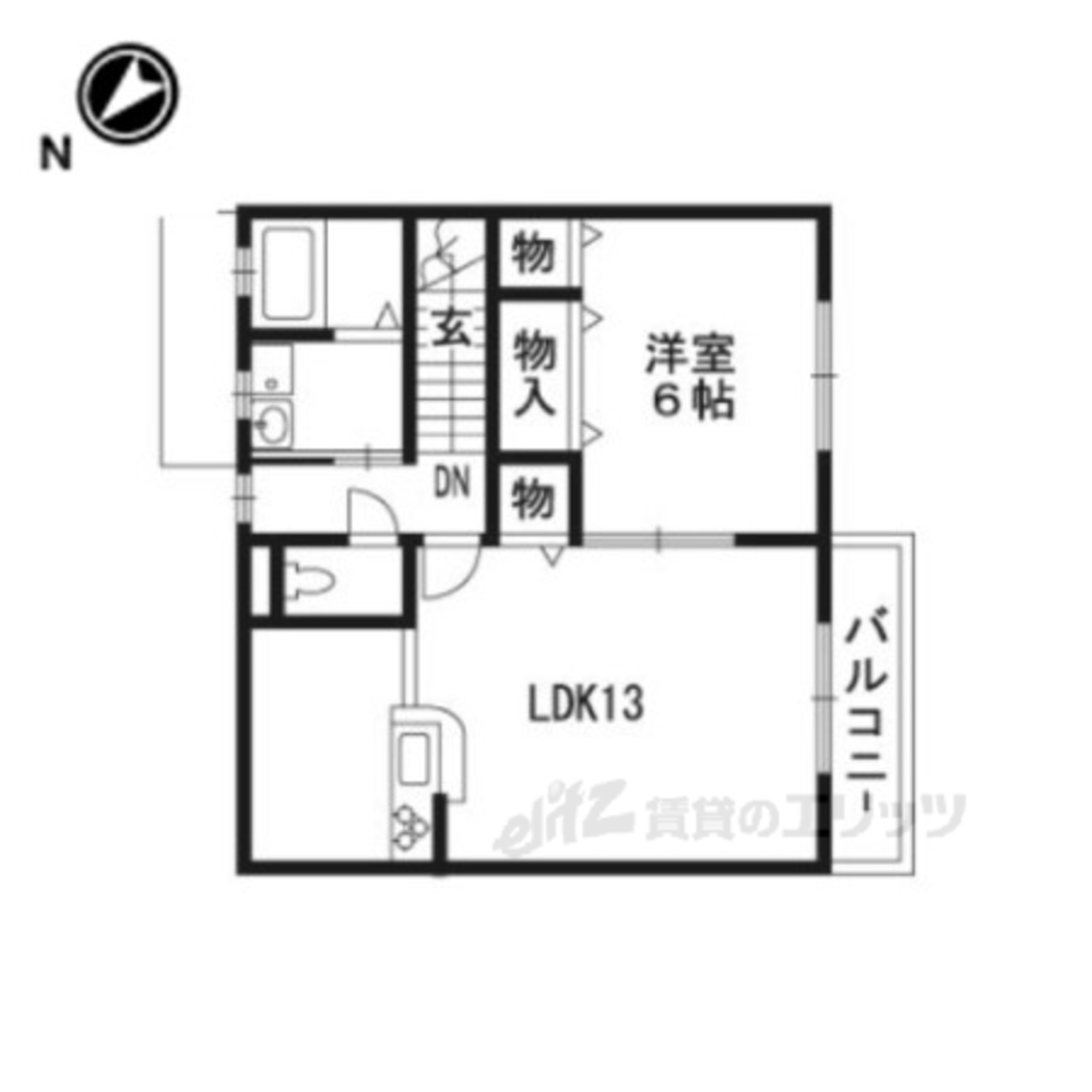 八千代2 滋賀県草津市東草津1丁目 (6.1万円／1LDK (洋室6 LDK13)／48.54㎡)｜賃貸物件(賃貸マンション・アパート・一戸建て)の住宅情報・お部屋探しならYahoo!不動産