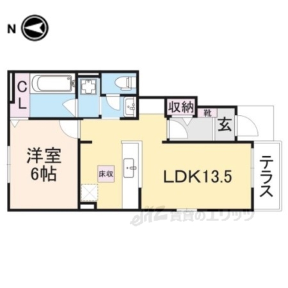 モデルノ・ソーレ 奈良県桜井市大字浅古 (5.55万円／1LDK (洋室6 LDK13.5)／46.06㎡)｜賃貸物件(賃貸マンション・アパート・一戸建て)の住宅情報・お部屋探しならYahoo!不動産