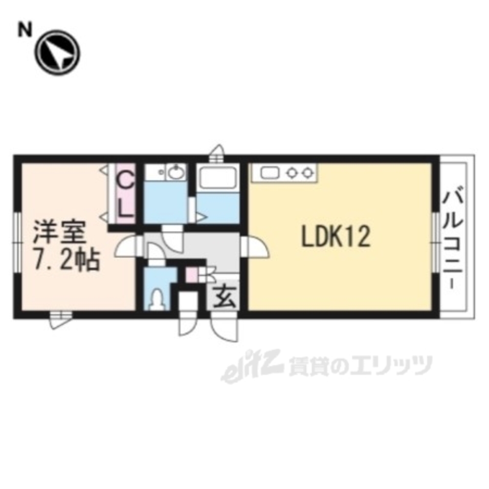 東海道本線（JR西日本） 草津駅 地上3階建て 築11年 滋賀県草津市渋川1丁目 (7.5万円／1LDK (洋室7.2 LDK12)／43.48㎡)｜賃貸物件(賃貸マンション・アパート・一戸 ...