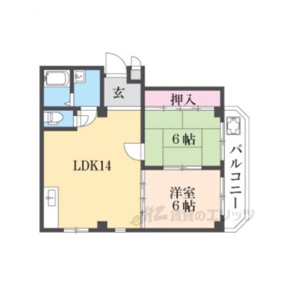 山陰本線 福知山駅 地上4階建て 築36年 京都府福知山市和久市町 (5万円／2LDK (和室6 洋室6 LDK14)／55.08㎡)｜賃貸物件(賃貸マンション・アパート・一戸建て)の住宅情報 ...