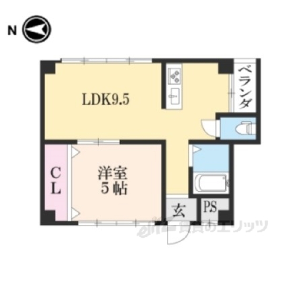 フォレスト鴨戸 京都府京都市山科区御陵鴨戸町 (5.2万円／1LDK (洋室5 LDK9.5)／34.12㎡)｜賃貸物件(賃貸マンション・アパート・一戸建て)の住宅情報・お部屋探しなら ...