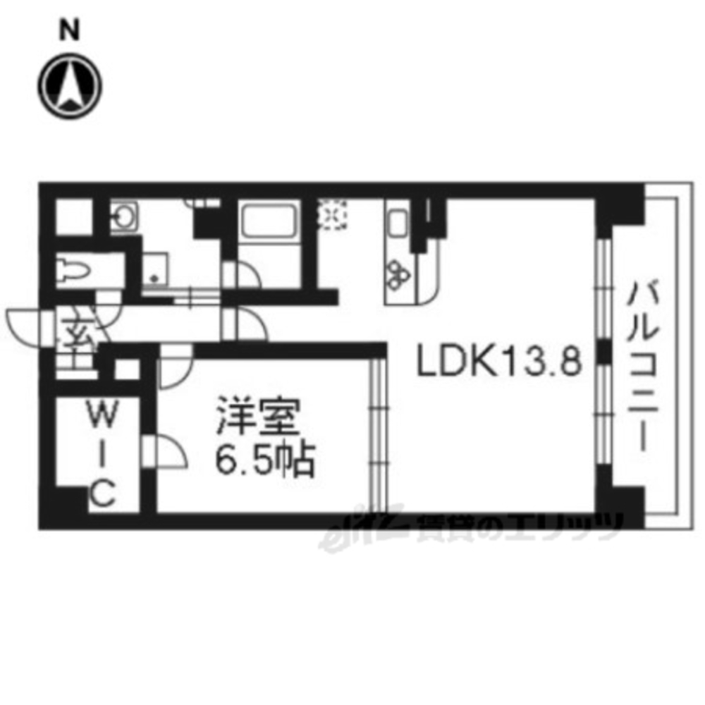 プレサンス京大前 京都府京都市左京区田中門前町 (12.442万円／1LDK (洋室6.5 LDK13.8)／48.5㎡)｜賃貸物件(賃貸マンション・アパート・一戸建て)の住宅情報・お部屋探し ...