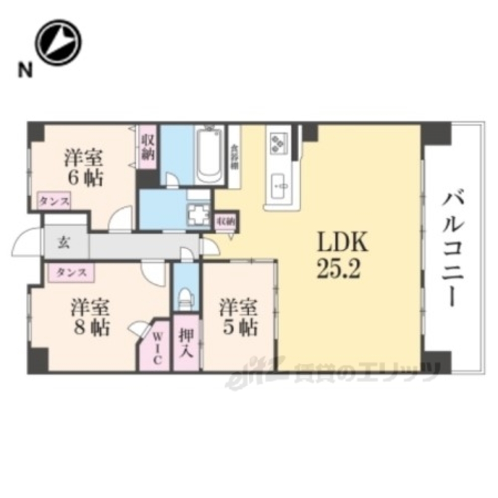 パデシオン南草津駅前 滋賀県草津市南草津2丁目 (17万円／3LDK (洋室5 洋室6 洋室8 LDK25.2)／90.94㎡)｜賃貸物件(賃貸マンション・アパート・一戸建て)の住宅情報・お ...