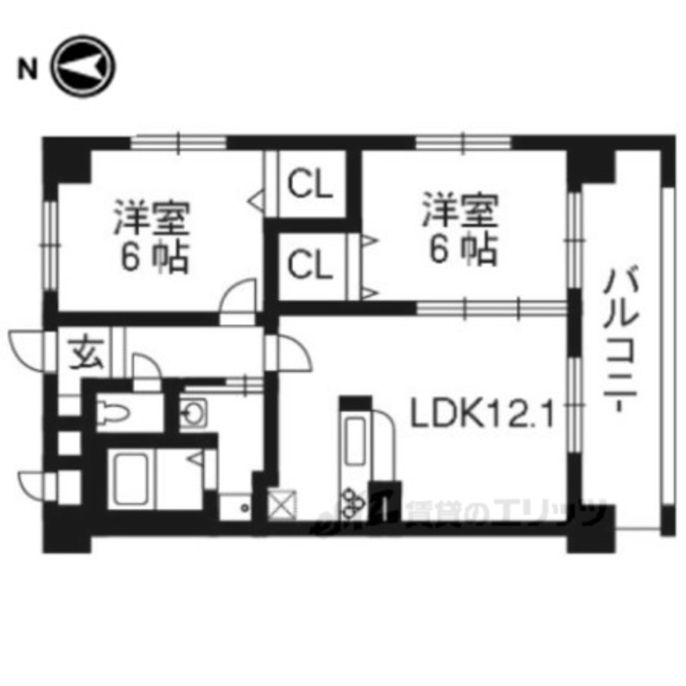 ゲマインシャフト 京都府京田辺市三山木中央4丁目 (8.5万円／2LDK (洋室6 洋室6 LDK21)／56.7㎡)｜賃貸物件(賃貸マンション・アパート・一戸建て)の住宅情報・お部屋探しなら ...
