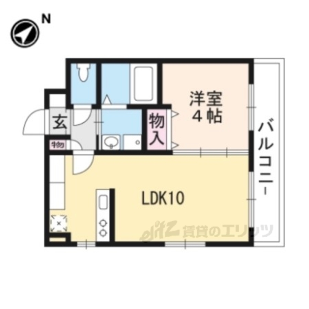 NプラスAya 滋賀県草津市渋川1丁目 (8.8万円／1LDK (洋室4 LDK10)／32.86㎡)｜賃貸物件(賃貸マンション・アパート・一戸建て)の住宅情報・お部屋探しならYahoo!不動産