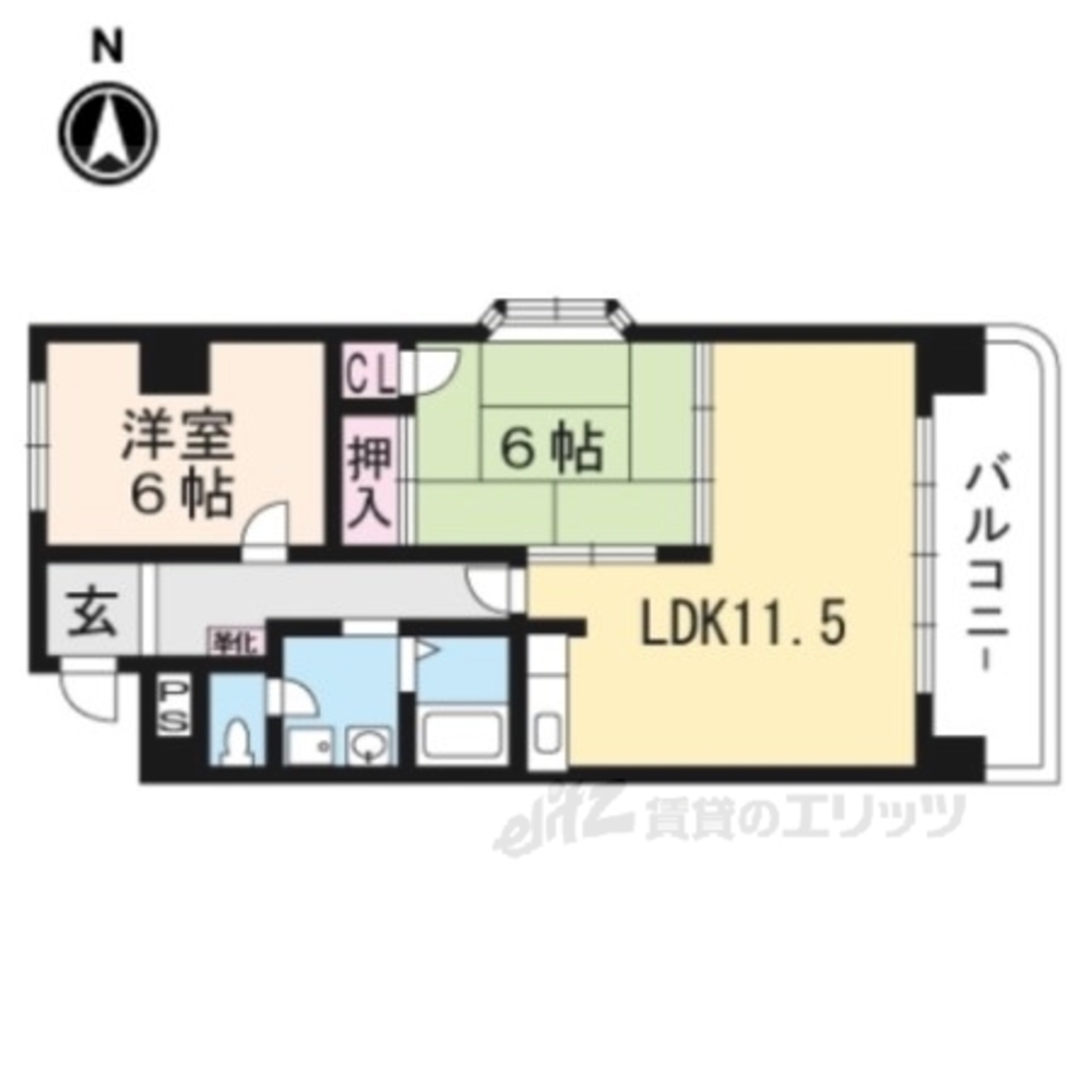 グレース安曇 滋賀県高島市安曇川町西万木 (5.1万円／3DK (和室6 洋室6 LDK11.5)／55.5㎡)｜賃貸物件(賃貸マンション・アパート・一戸建て)の住宅情報・お部屋探しなら ...