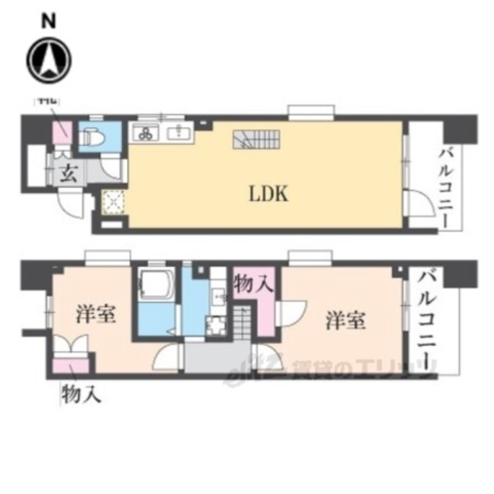 アルス四条室町D-STYLE 京都府京都市中京区室町通蛸薬師下る山伏山町 (25万円／2LDK／66.3㎡)｜賃貸物件(賃貸マンション・アパート・一戸建て)の住宅情報・お部屋探しならYahoo!不動産