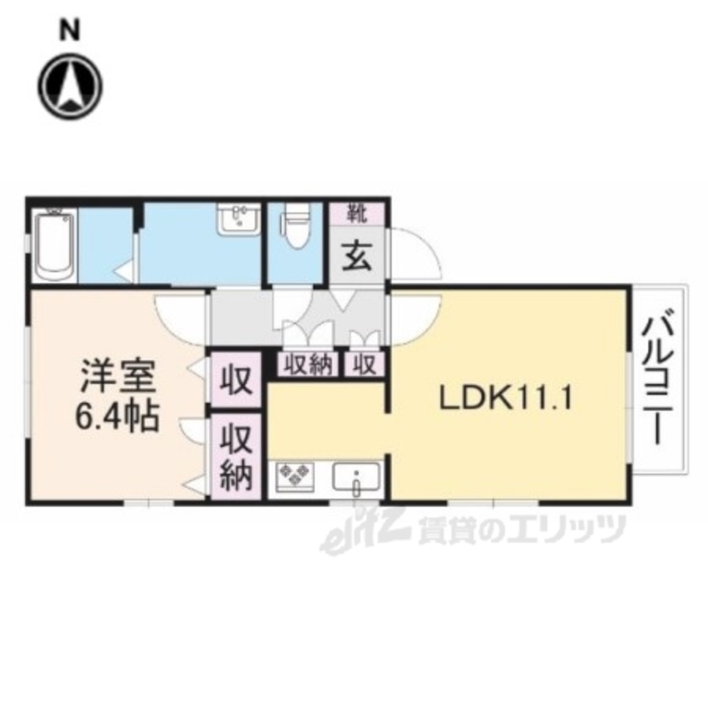和歌山線 JR五位堂駅 地上2階建て 築17年 奈良県香芝市五位堂5丁目 (5.8万円／1LDK (洋室6.4 LDK11.4)／44.72㎡)｜賃貸物件(賃貸マンション・アパート・一戸建て ...