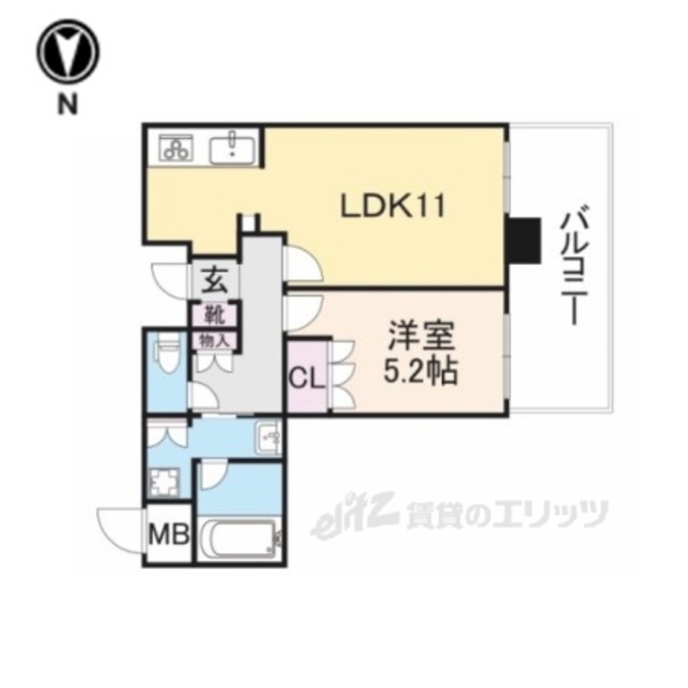 ザ・香里園レジデンス 大阪府寝屋川市香里本通町 (14万円／1LDK (洋室5.2 LDK11)／41.32㎡)｜賃貸物件(賃貸マンション・アパート・一戸建て)の住宅情報・お部屋探しなら ...