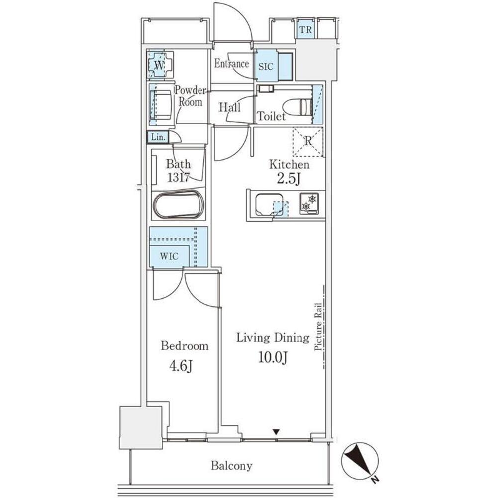 MID TOWER GRAND 東京都中央区月島1丁目 (22.3万円／1LDK (洋室4.6 LDK12.5)／41.75㎡)｜賃貸物件(賃貸マンション・アパート・一戸建て)の住宅情報・お ...