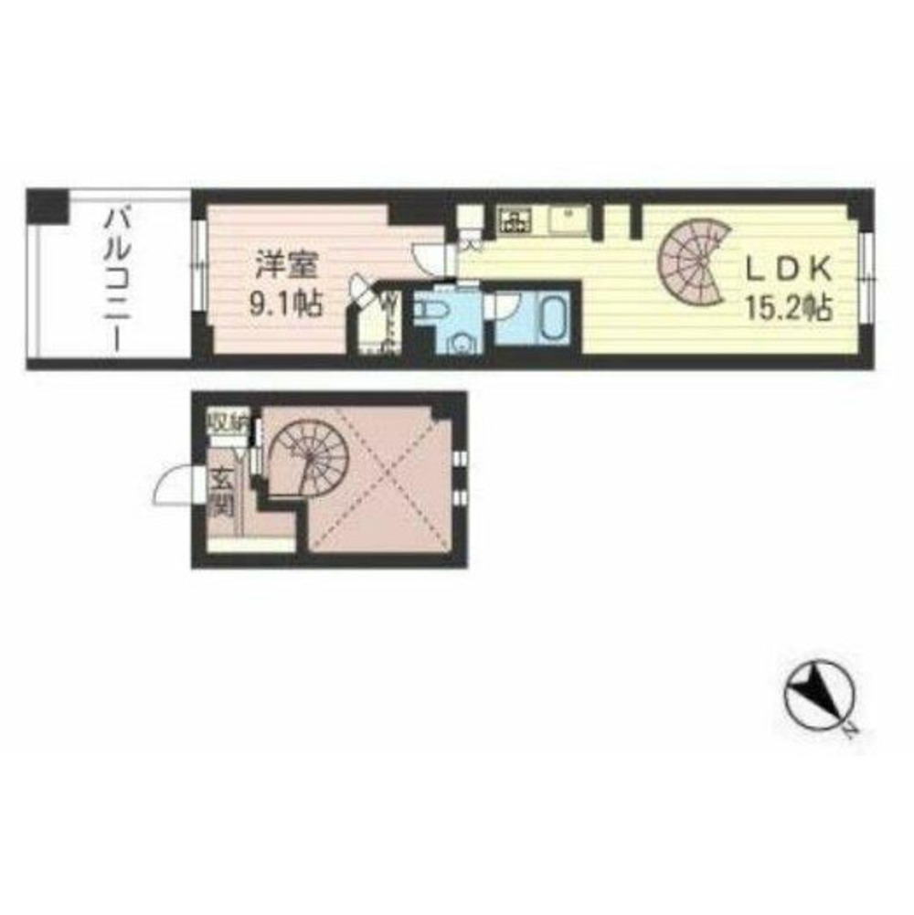 レジデンスシャルマン月島 東京都中央区月島3丁目 (18.6万円／1LDK (洋室9.1 LDK15.2)／58.25㎡)｜賃貸物件(賃貸マンション・アパート・一戸建て)の住宅情報・お部屋探し ...