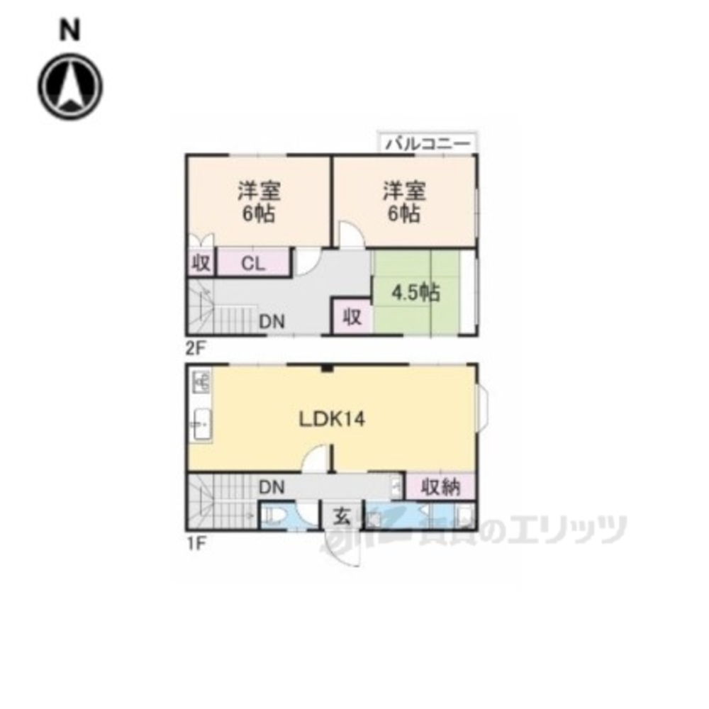 近鉄奈良線 生駒駅 地上1階建て 築48年 奈良県生駒市西旭ケ丘 (7万円／3LDK (和室4.5 洋室6 洋室6 LDK14)／73.44㎡)｜賃貸物件(賃貸マンション・アパート・一戸建て ...