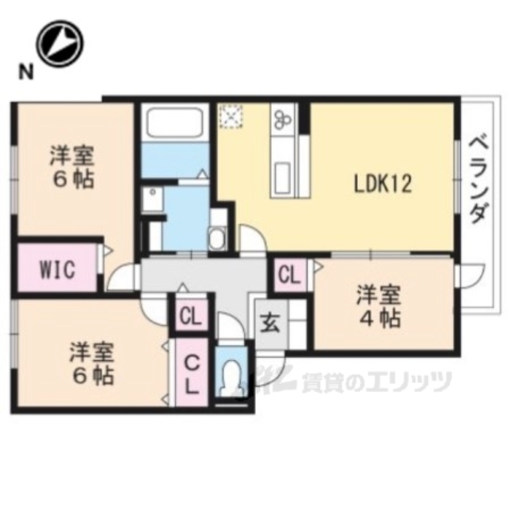 湖西線 堅田駅 地上3階建て 築4年 滋賀県大津市本堅田6丁目 (9.6万円／3LDK (洋室4 洋室6 洋室6 LDK12)／67.53㎡)｜賃貸物件(賃貸マンション・アパート・一戸建て)の ...