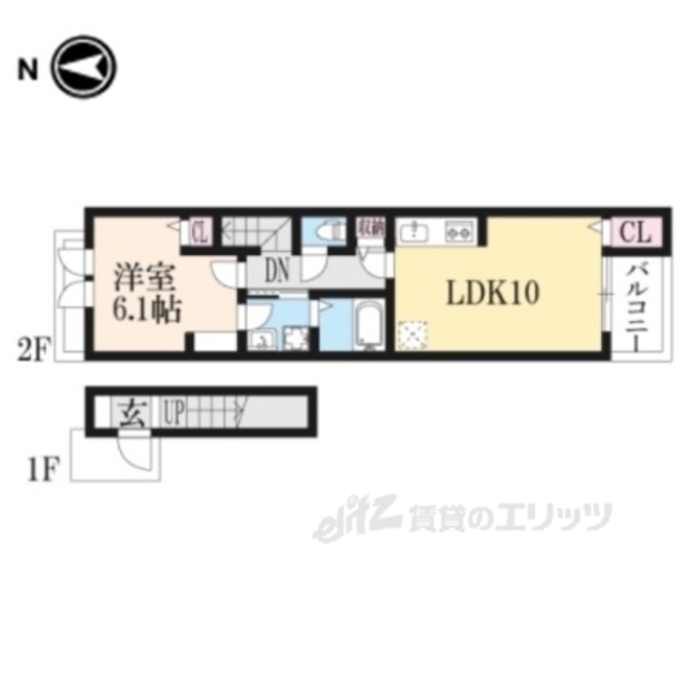 Belle Ville B―1 奈良県大和郡山市柳町 (6.9万円／1LDK (洋室6.1 LDK10)／43.79㎡)｜賃貸物件(賃貸マンション・アパート・一戸建て)の住宅情報・お部屋探し ...