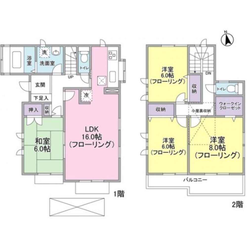新作2丁目貸家 神奈川県川崎市高津区新作2丁目 (17.5万円／4LDK (和室6 洋室6 洋室6 洋室8 LDK16)／102.67㎡)｜賃貸物件(賃貸マンション・アパート・一戸建て)の住宅 ...