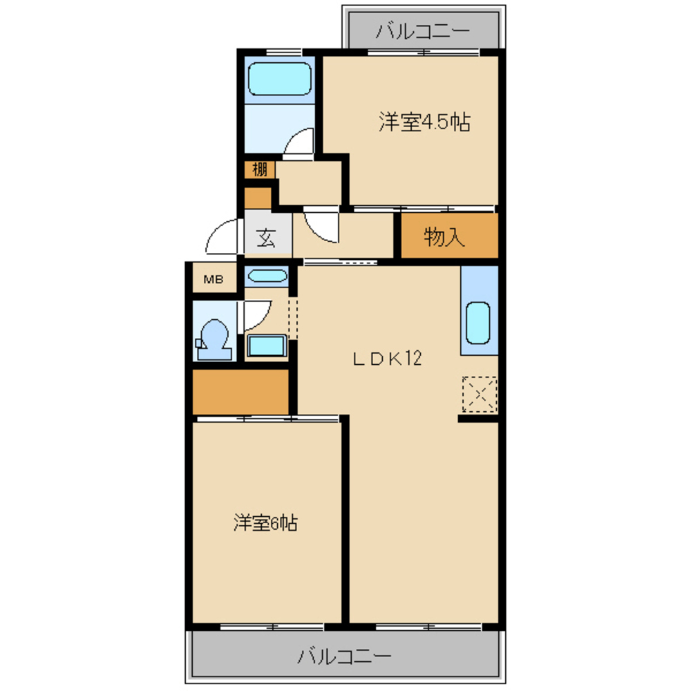 ファミリアマンション宮崎台 神奈川県川崎市宮前区宮崎2丁目 (11万円／2LDK (洋室4.5 洋室6 LDK12)／51.71㎡)｜賃貸物件(賃貸マンション・アパート・一戸建て)の住宅情報 ...