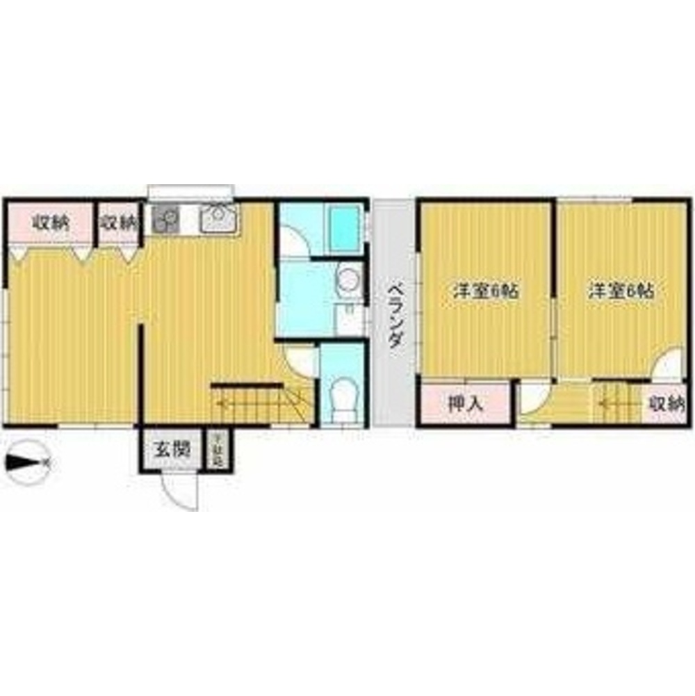 東急田園都市線 鷺沼駅 地上2階建て 築61年 神奈川県川崎市宮前区馬絹4丁目 (10万円／2LDK (洋室6 洋室6)／60.44㎡)｜賃貸物件(賃貸マンション・アパート・一戸建て)の住宅 ...