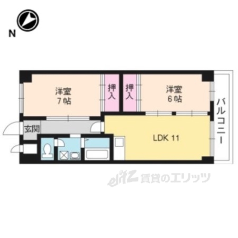 N・Y FLAT 京都府京都市南区吉祥院九条町 (8.9万円／2LDK (洋室6 洋室7 LDK11)／55.33㎡)｜賃貸物件(賃貸マンション・アパート・一戸建て)の住宅情報・お部屋探しなら ...