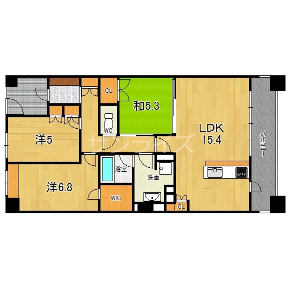 ロイヤルアーク グランデールタワー 大阪府大阪市鶴見区放出東3丁目 (15.3万円／3LDK (和室5.3 洋室5 洋室6.8 LDK15.4)／77.23㎡)｜賃貸物件(賃貸マンション ...