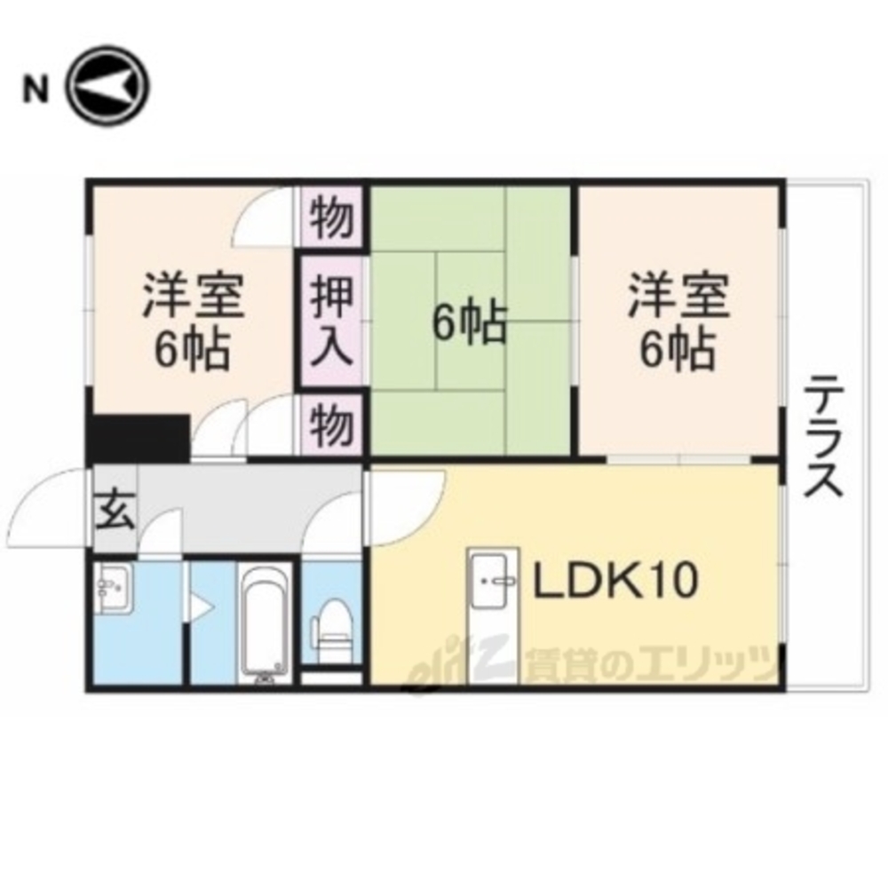 福知山線 石生駅 地上3階建て 築25年 兵庫県丹波市柏原町南多田 (6.4万円／3LDK (和室6 洋室6 洋室6 LDK10)／60.5㎡)｜賃貸物件(賃貸マンション・アパート・一戸建て ...
