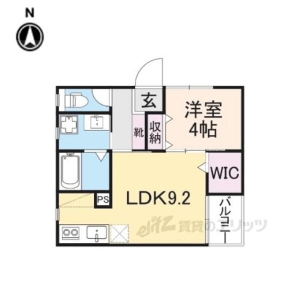 Wind Bell堂山 大阪府枚方市堂山1丁目 (6.4万円／1LDK (洋室4.2 LDK9.2)／31.86㎡)｜賃貸物件(賃貸マンション・アパート・一戸建て)の住宅情報・お部屋探しなら ...