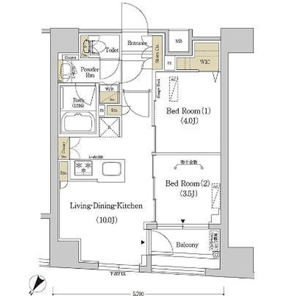 アーバネックス日本橋水天宮 東京都中央区日本橋蛎殻町1丁目 (22.2万円／2LDK (洋室3.5 洋室4 LDK10)／40.5㎡)｜賃貸物件(賃貸マンション・アパート・一戸建て)の住宅情報 ...