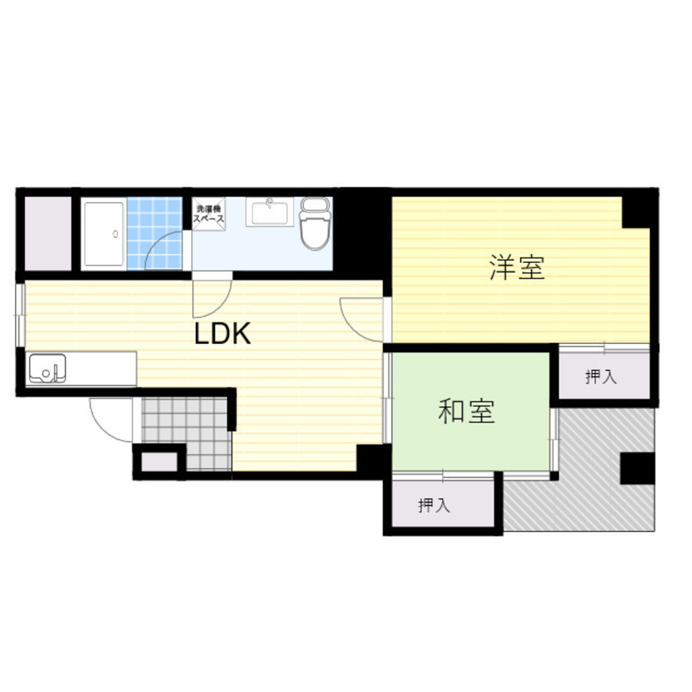 OsakaMetro御堂筋線 長居駅 地上10階建て 築46年 大阪府大阪市住吉区長居東4丁目 (6万円／2LDK (和室4.5 洋室6.7 DK7.3)／51.43㎡)｜賃貸物件(賃貸 ...