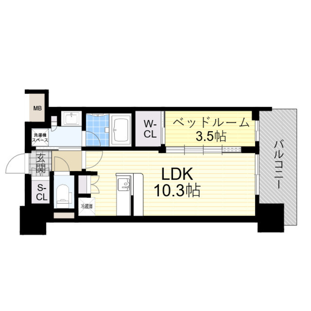 コンフォリア新大阪宮原Q 大阪府大阪市淀川区宮原5丁目 (11.9万円／1LDK (洋室3.5 LDK10.3)／34.96㎡)｜賃貸物件(賃貸マンション・アパート・一戸建て)の住宅情報・お ...