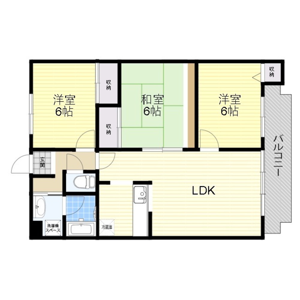 コスモ御殿山 兵庫県宝塚市御殿山2丁目 (8.3万円／3LDK／71.16㎡)｜賃貸物件(賃貸マンション・アパート・一戸建て)の住宅情報・お部屋探しならYahoo!不動産