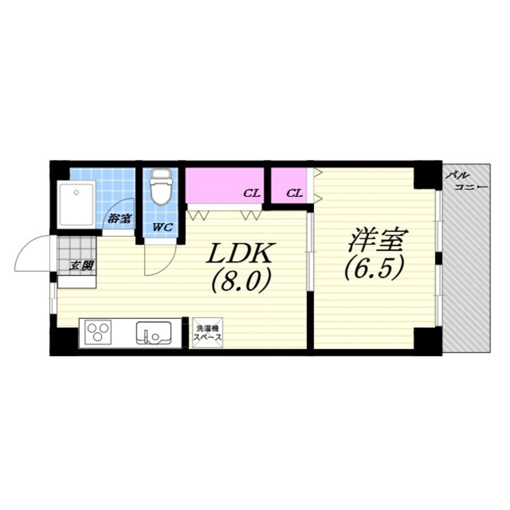 貴和芦屋ハウス 兵庫県芦屋市平田北町 (5.5万円／1LDK (洋室6.5 LDK8)／33㎡)｜賃貸物件(賃貸マンション・アパート・一戸建て)の住宅情報・お部屋探しならYahoo!不動産