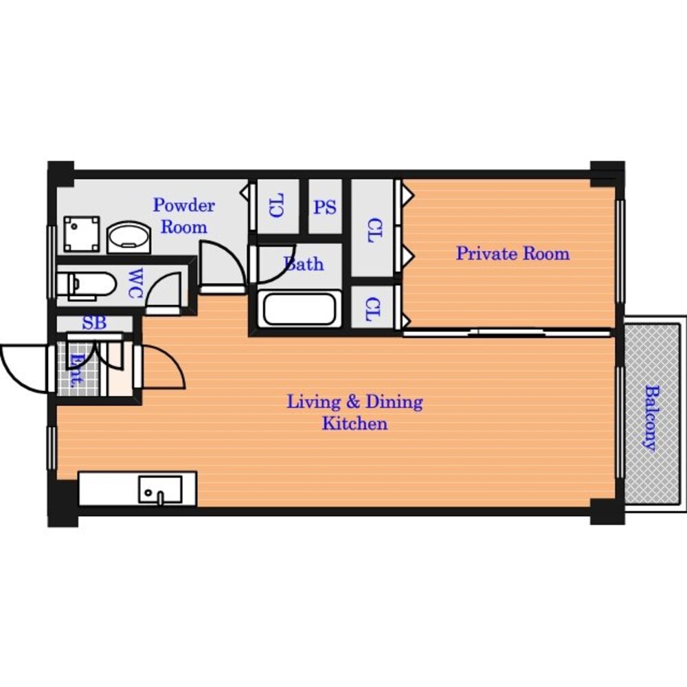 平城駅前三和マンション 奈良県奈良市山陵町 (5万円／1LDK (洋室6 LDK14)／47.3㎡)｜賃貸物件(賃貸マンション・アパート・一戸建て)の住宅情報・お部屋探しならYahoo!不動産