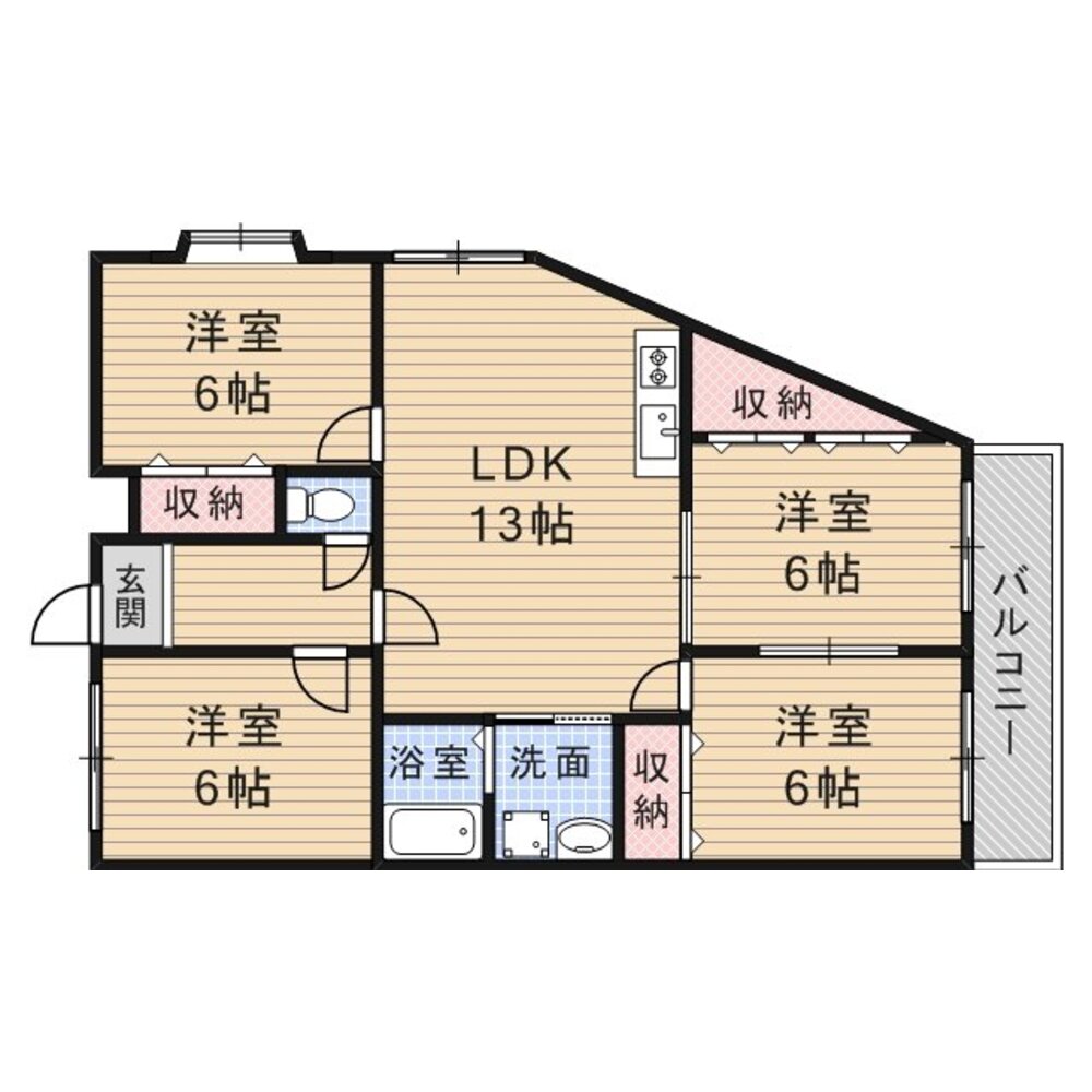 レオハイム長尾3 大阪府枚方市長尾元町1丁目 (8万円／4LDK (洋室6 洋室6 洋室6 洋室6 LDK13)／76.14㎡)｜賃貸物件(賃貸マンション・アパート・一戸建て)の住宅情報・お ...