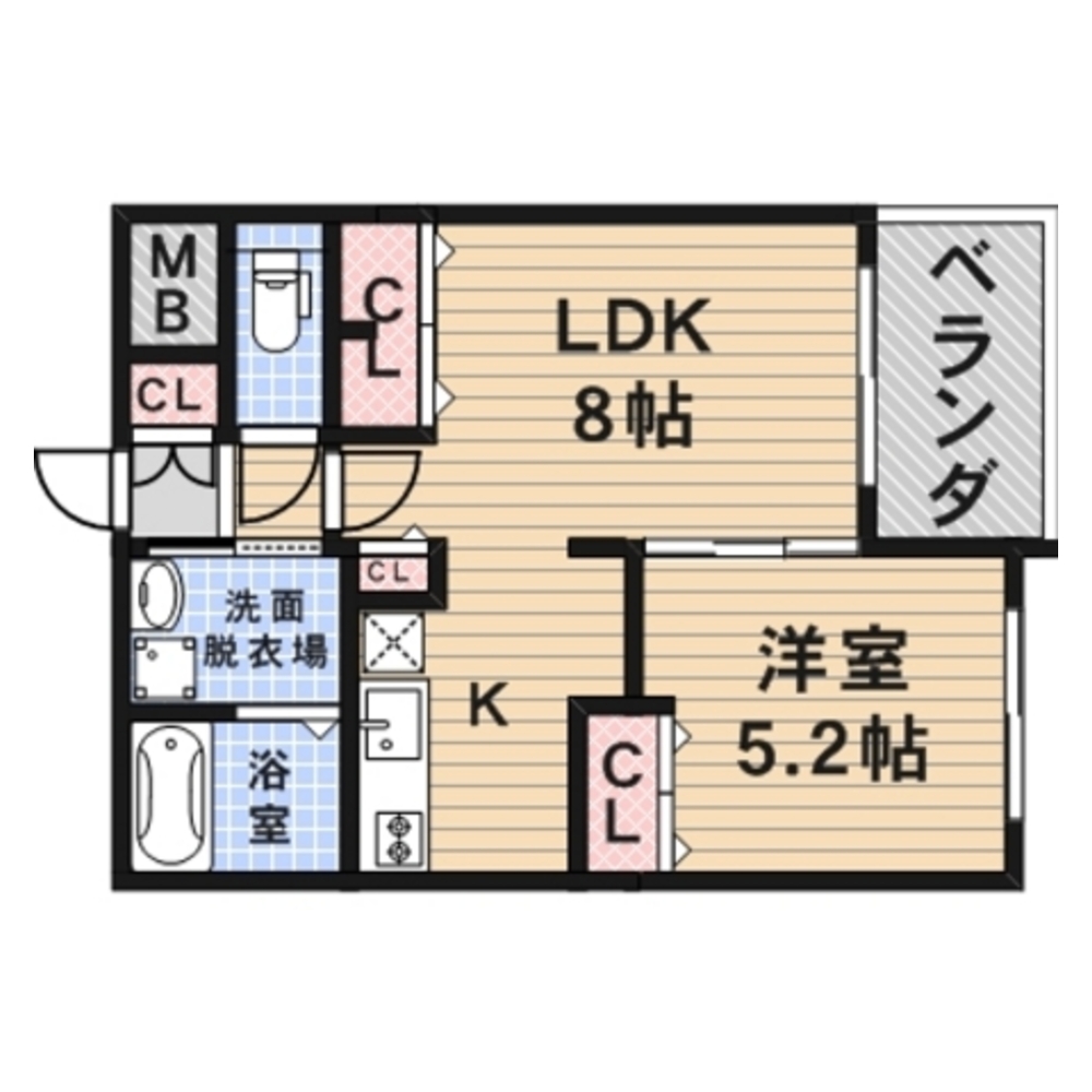 MARVELOUS MINOH 大阪府箕面市小野原西3丁目 (7.2万円／1LDK (洋室5.2 LDK8)／32.68㎡)｜賃貸物件(賃貸マンション・アパート・一戸建て)の住宅情報・お ...