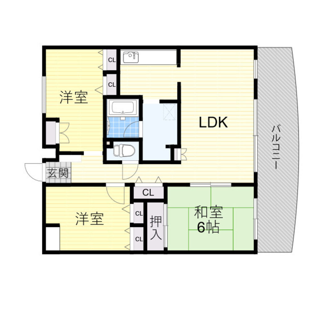アインス巽 大阪府大阪市生野区巽北1丁目 (11万円／3LDK (和室6 洋室5.4 洋室6.1 LDK13.8)／73.1㎡)｜賃貸物件(賃貸マンション・アパート・一戸建て)の住宅情報・お ...