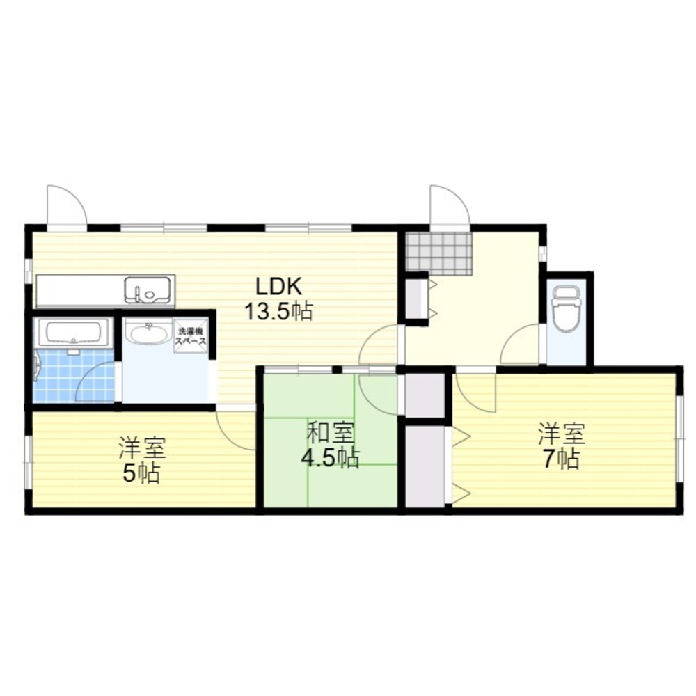 セレッソ山本 大阪府茨木市南春日丘1丁目 (8万円／3LDK／65㎡)｜賃貸物件(賃貸マンション・アパート・一戸建て)の住宅情報・お部屋探しならYahoo!不動産