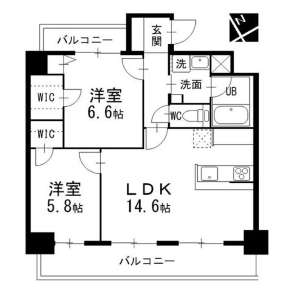 メイプルグラン本山 愛知県名古屋市千種区東山通2丁目 (17.7万円／2LDK (洋室5.8 洋室6.6 LDK14.6)／62.59㎡)｜賃貸物件(賃貸マンション・アパート・一戸建て)の住宅 ...