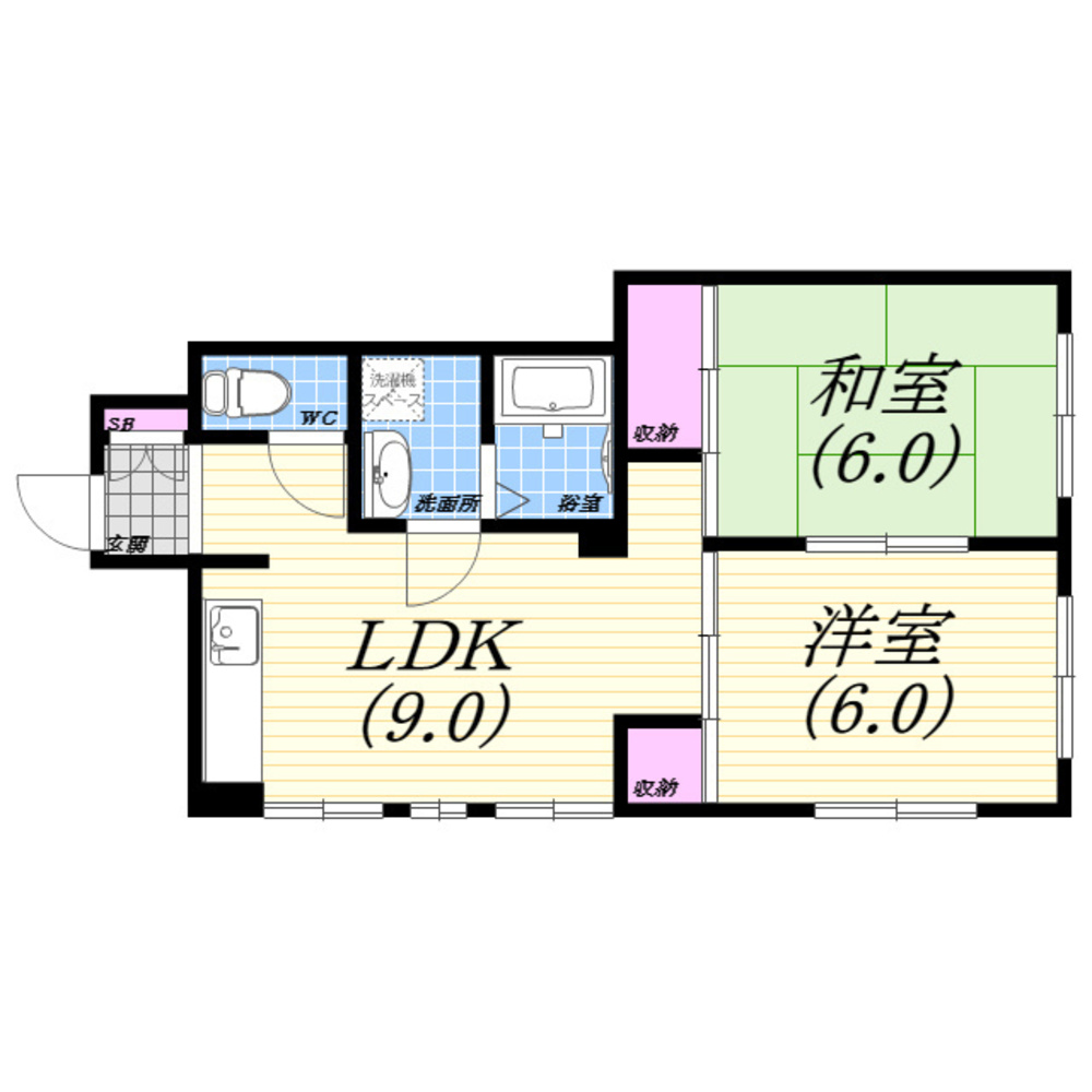 ワークヒルズエビス 兵庫県西宮市荒戎町 (5.8万円／2LDK／40㎡)｜賃貸物件(賃貸マンション・アパート・一戸建て)の住宅情報・お部屋探しならYahoo!不動産