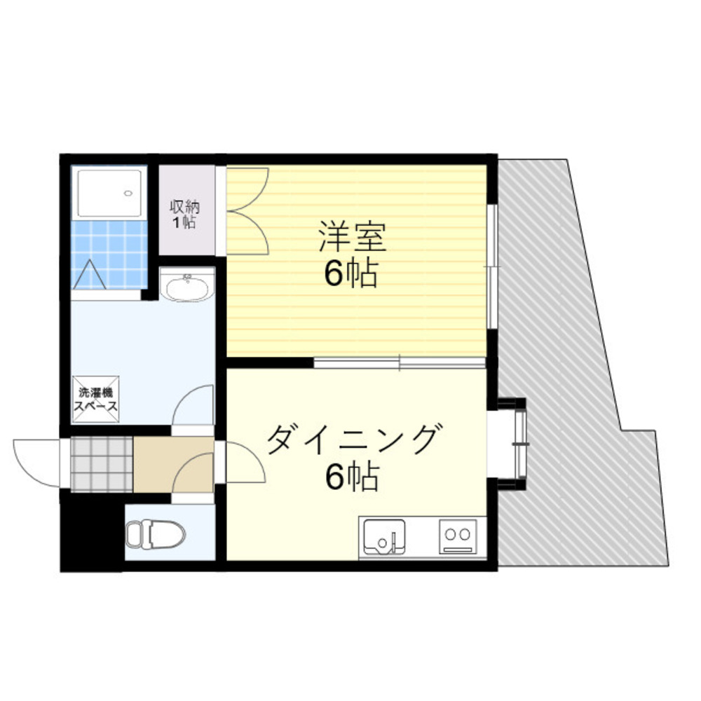 山陽本線（JR西日本） 垂水駅 地上2階建て 築29年 兵庫県神戸市垂水区旭が丘3丁目 (4.7万円／1DK (洋室6 DK6)／27.4㎡)｜賃貸物件(賃貸マンション・アパート・一戸建て)の ...