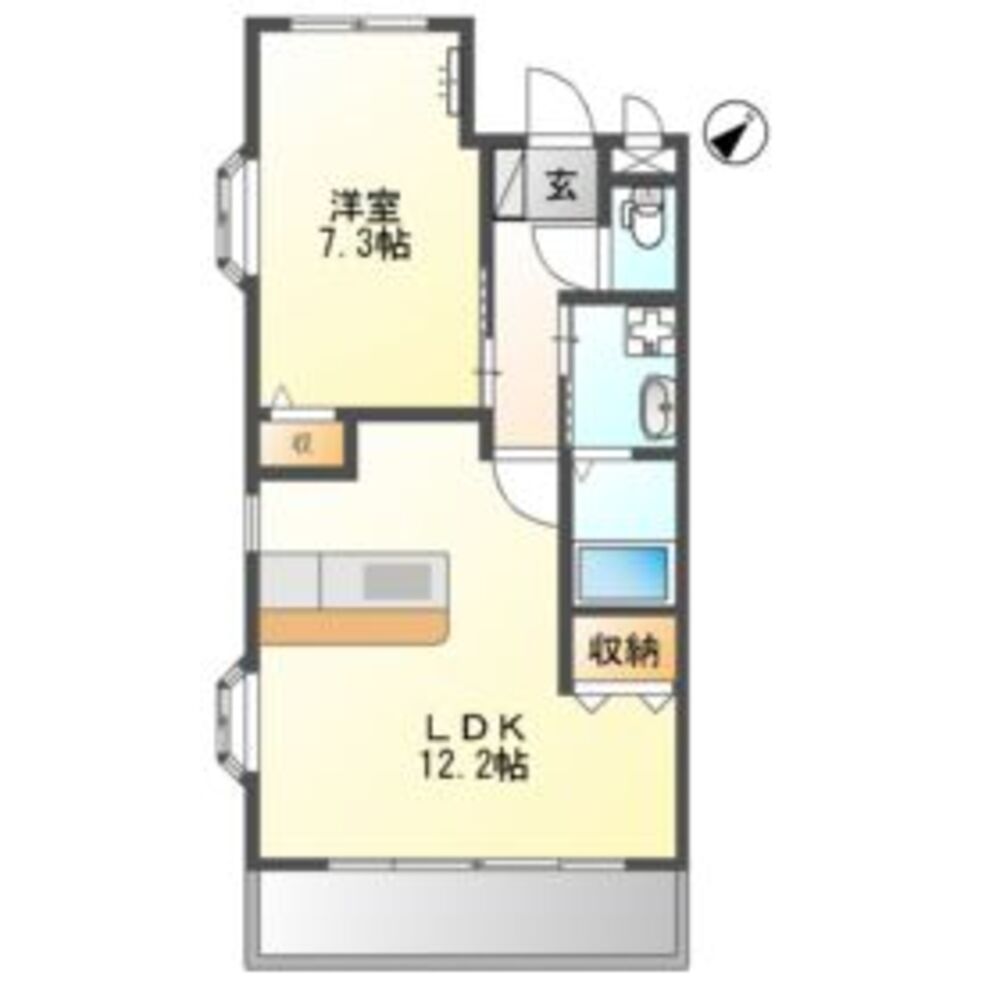 グランドビューパレス宮里 沖縄県沖縄市宮里3丁目 (6.1万円／1LDK (洋室7.3 LDK12.2)／43.87㎡)｜賃貸物件(賃貸マンション・アパート・一戸建て)の住宅情報・お部屋探し ...