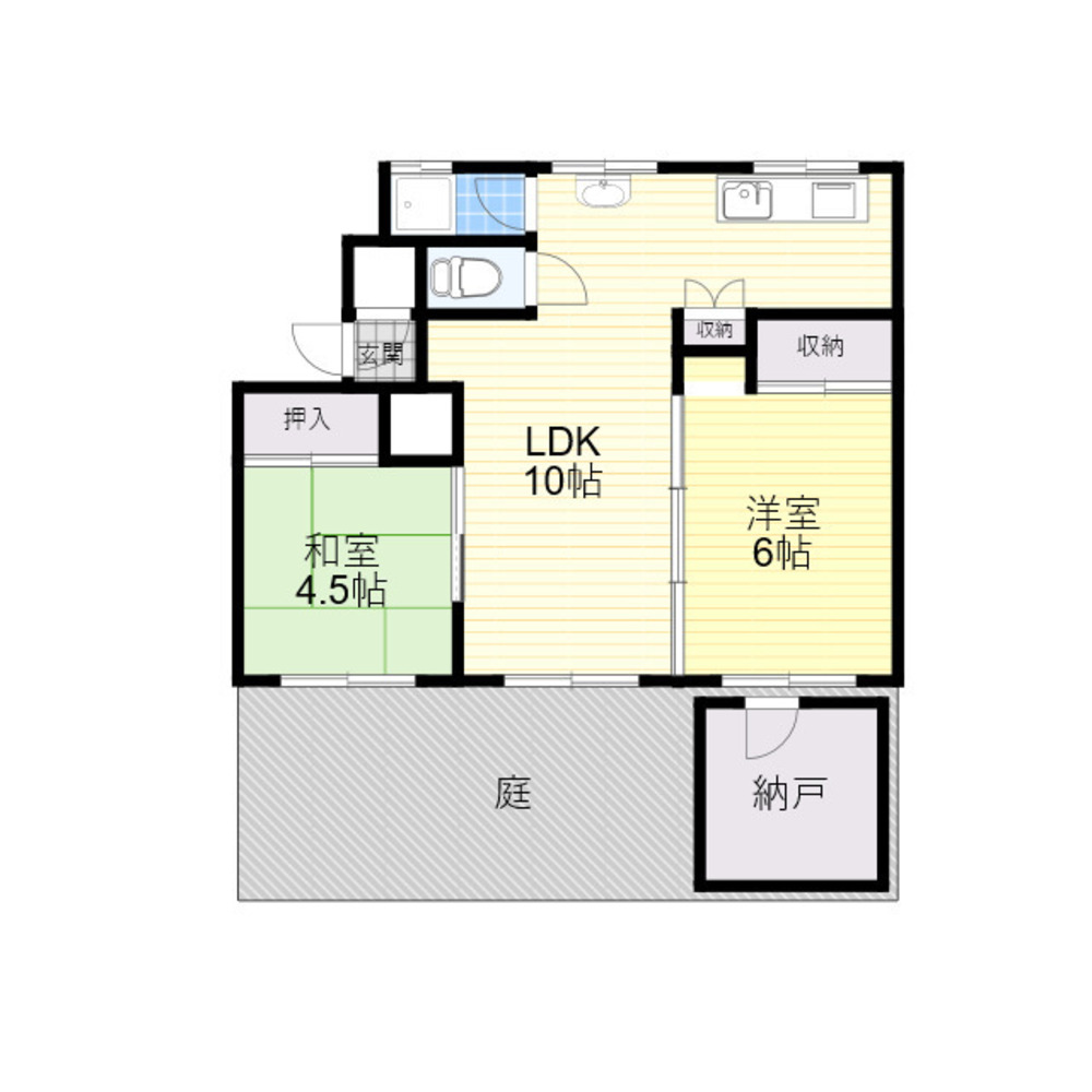 摂津マンションB棟 大阪府高槻市大畑町 (7万円／2LDK／44.2㎡)｜賃貸物件(賃貸マンション・アパート・一戸建て)の住宅情報・お部屋探しならYahoo!不動産