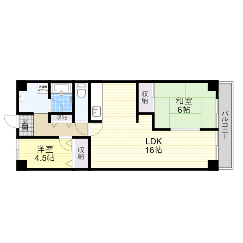 大阪モノレール線 南摂津駅 地上9階建て 築44年 大阪府摂津市鳥飼中1丁目 (7.3万円／2LDK／66.75㎡)｜賃貸物件(賃貸マンション・アパート・一戸建て)の住宅情報・お部屋探しなら ...
