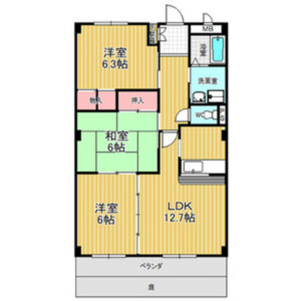 名古屋市営地下鉄桜通線 徳重駅 地上3階建て 築24年 愛知県名古屋市緑区藤塚1丁目 (7万円／3LDK／68.41㎡)｜賃貸物件(賃貸マンション・アパート・一戸建て)の住宅情報・お部屋探し ...