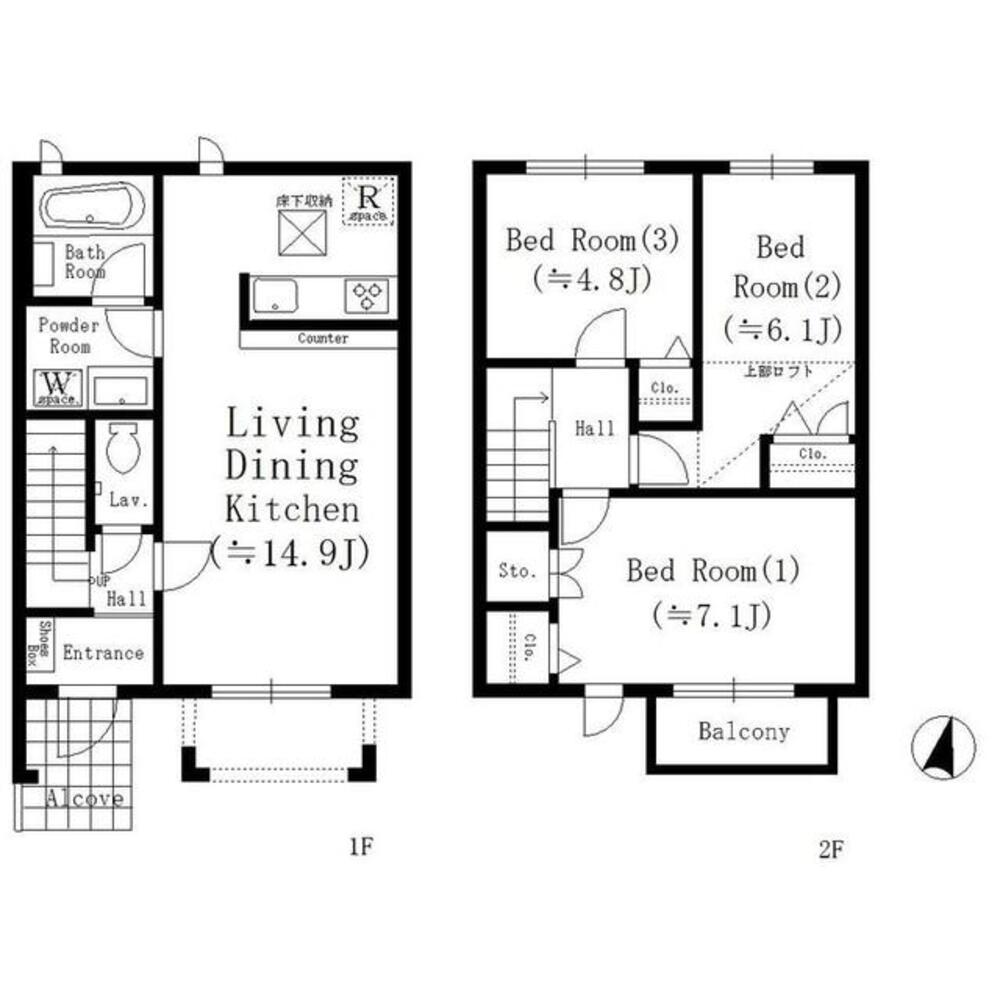 グランヒル夙川菊谷町 兵庫県西宮市菊谷町 (16.3万円／3LDK (洋室4.2 洋室5.3 洋室8.3 LDK14.8)／76.18㎡)｜賃貸物件(賃貸マンション・アパート・一戸建て)の住宅 ...