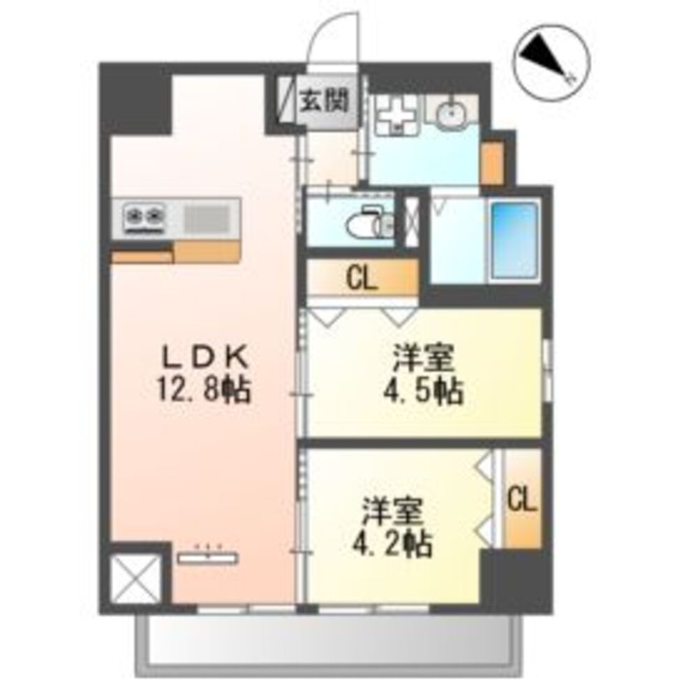 (仮称)船橋市本町二丁目新築マンション 千葉県船橋市本町2丁目 (16.54万円／2LDK (洋室4.2 洋室4.5 LDK12.8)／49.58㎡)｜賃貸物件(賃貸マンション・アパート・一戸 ...